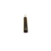 China 1.27mm Dual Row 2x15P 180 Degree SMT Pin Header Connector Gold Plating 3A for sale