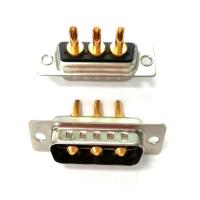 China High Power 3W3 Male Solder Type Connector for sale