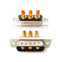 China High Power 3W3 Male Solder Type Connector for sale