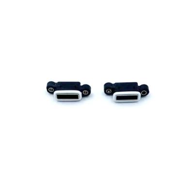 China Waterproof Micro USB AB Type Female Right Angle SMT With Screw Hole Connector IP67 for sale