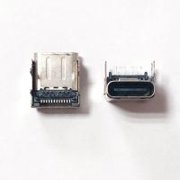China USB 3.1 24P Female Right Angle SMT + DIP Connector With Double Shield for sale