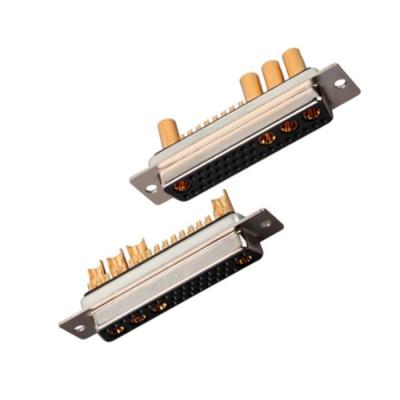 China High Power 13W3 Female Solder Type 40A Connector for sale
