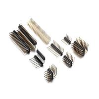 China 1.5mm Pitch Single Row Pin Header 180 Degree Dip Connector for sale