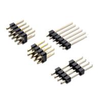 China 1.5mm Pitch Single Row Pin Header 180 Degree Dip Connector for sale