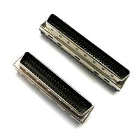 China Half Pitch SCSI DB 50P Male Piercing Connector For Cable for sale