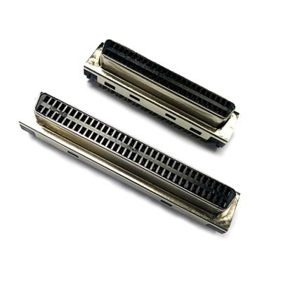 China SCSI Half Pitch DB 68P Female Crimp Connector for sale