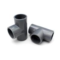 China UPVC PVC Cross Tee Elbow Solvent Joint Pipe Fitting ( DIN PN10 ) for sale