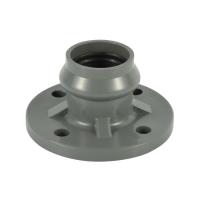 China Pn10 PVC Rubber Ring Joint Water Pipe Connection Tee Fittings for sale