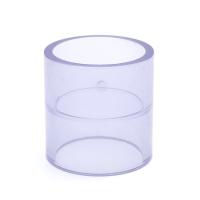 China Clear PVC Pipe Fittings 1/2 to 4 Inch Socket End for Water Supply and Chemical Industry for sale