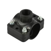 China Plastic Easy Connect Casting 20mm Pp Saddle Clamp Irrigation Pipe Fitting Pn10 for sale