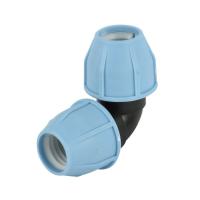 China Plastic Pn10 PN16 Irrigation Elbow HDPE PP PE Compression Fittings for sale