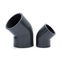 China DIN Standard PN10 PN16 PVC Pipe Fittings 1/2 to 12 Inch Grey for Irrigation for sale