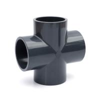 China DIN Standard PN10 PN16 PVC Pipe Fittings 1/2 to 12 Inch Grey for Irrigation for sale