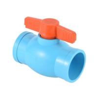 China PVC Compact TIS / ANSI / DIN / JIS Standard Water Ball Valve for sale