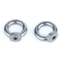 China DIN582 304 Stainless Steel M8 M10 M12 Lifting Eye Nut for Industrial Rigging for sale