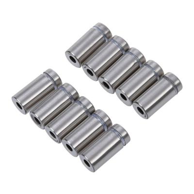 China 304 316L Stainless Steel Adjustable Wall Handrail Standoff for Frameless Glass 50mm for sale