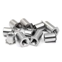 China Steel Zinc Plated PEM Blind Hole Self-Clinching Standoff Riveted Nuts M3 to M10 for sale