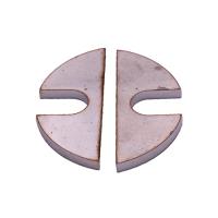 China Custom Aluminum Semicircle Groove Laser Cutting Gasket Washer 2mm for sale