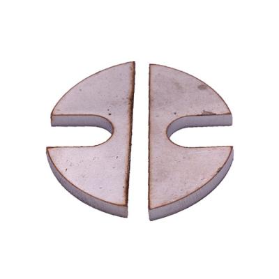 China Custom Aluminum Semicircle Groove Laser Cutting Gasket Washer 2mm for sale