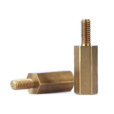 China Brass Thread Hexagon Computer Pcb Pc Mount M4 Male Female Standoff for sale