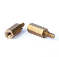 China Brass Thread Hexagon Computer Pcb Pc Mount M4 Male Female Standoff for sale