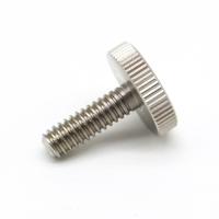 China M3 Stainless Steel Thumb Screw Knurled Fastener 12mm Length ISO Machined for sale