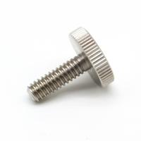 China M3 Stainless Steel Thumb Screw Knurled Fastener 12mm Length ISO Machined for sale