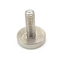 China M3 Stainless Steel Thumb Screw Knurled Fastener 12mm Length ISO Machined for sale