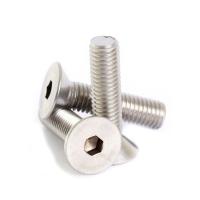 China DIN7991 Hex Socket Countersunk Head Screw SS316 304 Alloy Steel Fasteners for sale