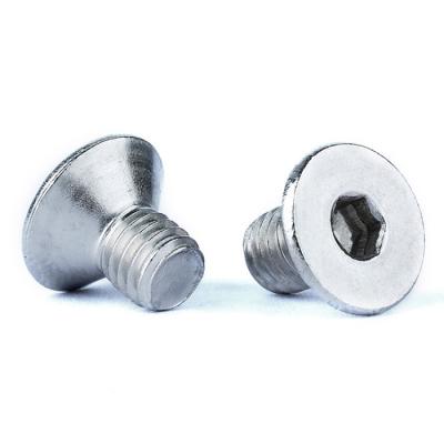 China DIN7991 Hex Socket Countersunk Head Screw SS316 304 Alloy Steel Fasteners for sale