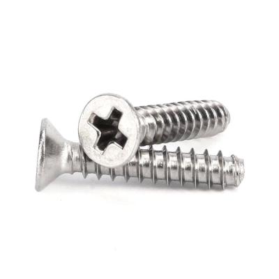 China Stainless Steel Pt Forming Thread Self Tapping Countersunk Screw M6 M8 for sale