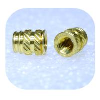China Customized Threaded Brass Knurled Insert Nut For Plastics for sale