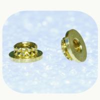 China Customized Threaded Brass Knurled Insert Nut For Plastics for sale