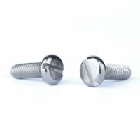 China M1.6 M2 M2.5 M3 Slotted Head Screw Stainless Alloy Steel Fasteners M0.8-M24 for sale