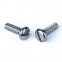China M1.6 M2 M2.5 M3 Slotted Head Screw Stainless Alloy Steel Fasteners M0.8-M24 for sale