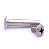 China OEM Stainless Steel Cross Flat Pan Head Binding Chicago Screws M3 M4 4mm 25mm for sale