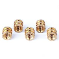 China M2 M3 Brass Insert Nuts For Plastics Mouldings Alloy Steel Fasteners for sale