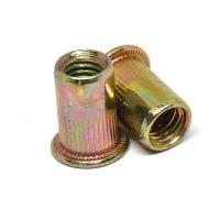 China Custom Flat Head Stainless Steel M6 Blind Rivet Nut for sale