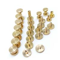China Brass Screw Rivets For Leather for sale