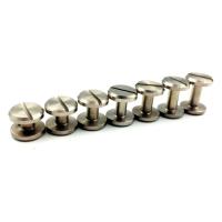 China 316 Stainless Steel M3 1/4 Inch Chicago Screws for Leather Binding Posts for sale