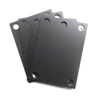China Custom CNC Carbon Fiber Sheet 2mm 3mm 4mm T300 Twill Plain for Drone Motorcycle for sale