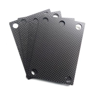 China Custom CNC Carbon Fiber Sheet 2mm 3mm 4mm T300 Twill Plain for Drone Motorcycle for sale