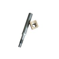 China 304 Stainless Steel T8 Acme Lead Screw 8mm Trapezoidal Thread for 3D Printer CNC for sale