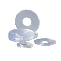 China 13mm Id 16mm Od M3 2 Inch Flat Nylon Spacer WashersTransparent for sale