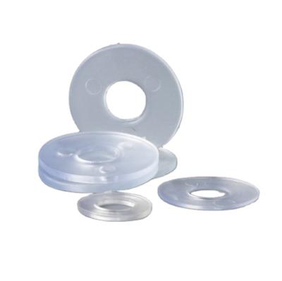 China 13mm Id 16mm Od M3 2 Inch Flat Nylon Spacer WashersTransparent for sale