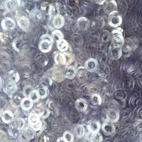 China 13mm Id 16mm Od M3 2 Inch Flat Nylon Spacer WashersTransparent for sale