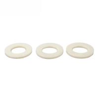China High Percisison CNC Black M6 PTFE Flat Washers 8mm Od 4mm Id for sale