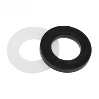 China High Percisison CNC Black M6 PTFE Flat Washers 8mm Od 4mm Id for sale