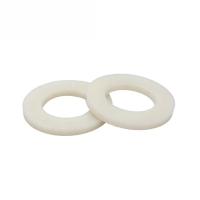 China High Percisison CNC Black M6 PTFE Flat Washers 8mm Od 4mm Id for sale