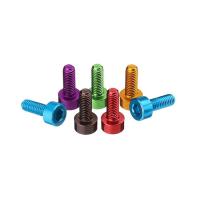 China DIN 912 M5 Aluminum Alloy 6061 Inner Hexagon Socket Screws Anodized M2-M10 for sale